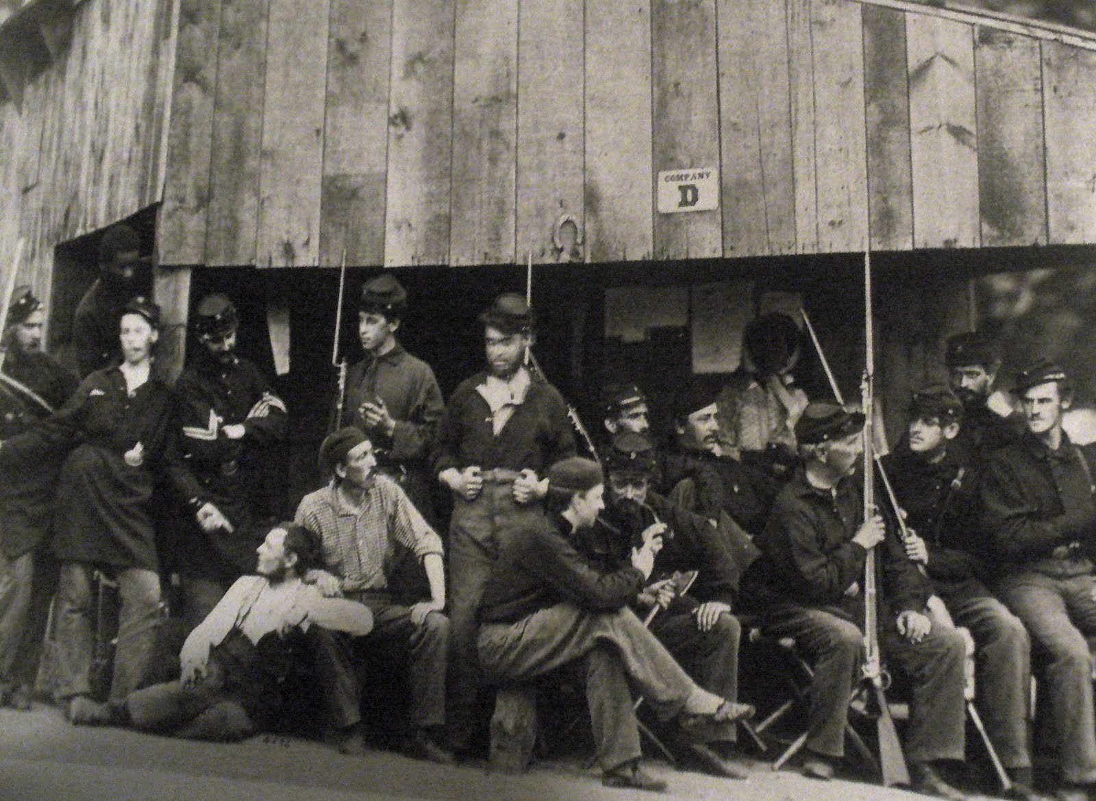 3rd Arkansas Co. H Reenacting Group: Camp Seating
