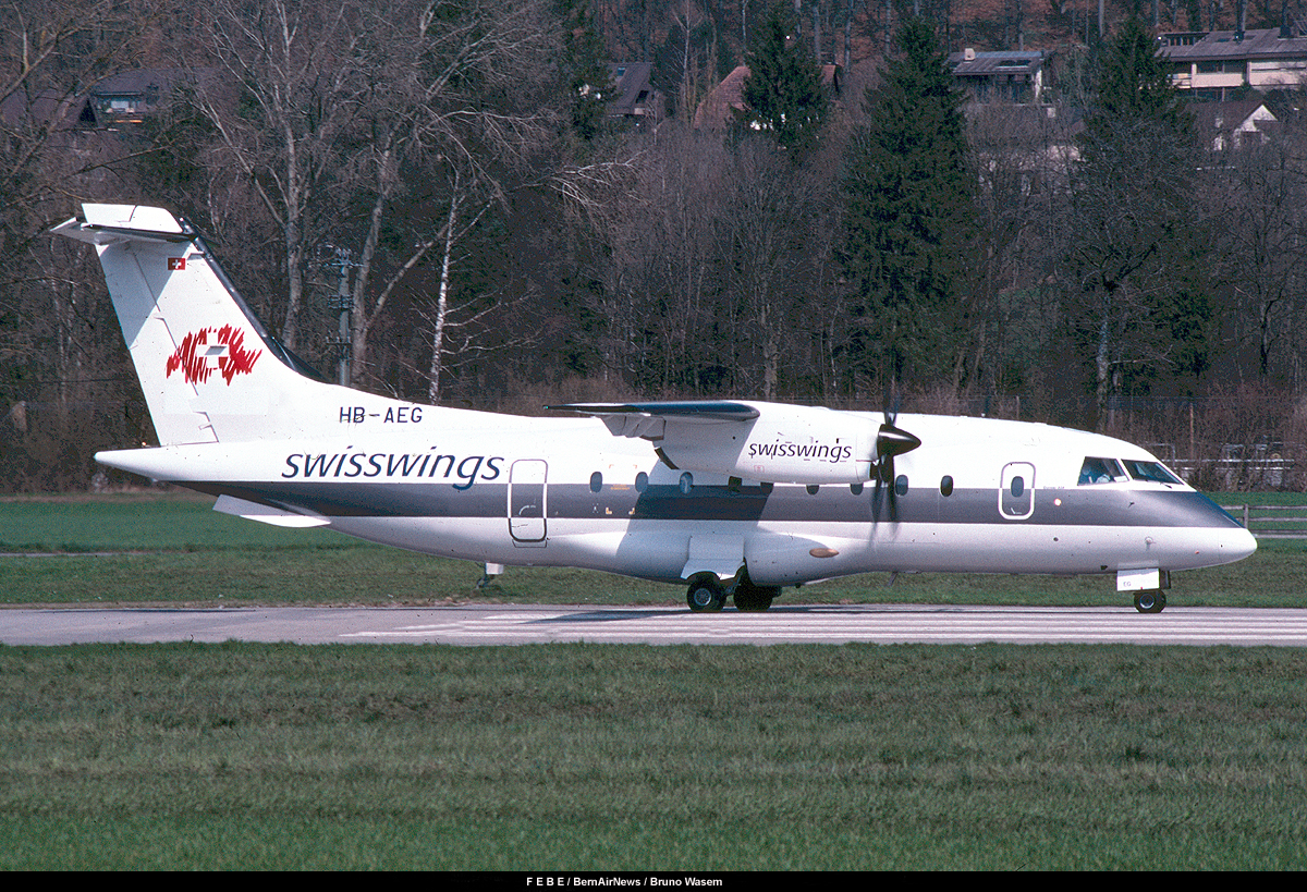 FEBE *** LSZB/BRN 2000 to 2010 ©: HB-AEG, Dornier 328-110, Swisswings ...
