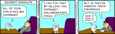 ECM - The Worlds Largest Niche: Dilbert on Collaboration...