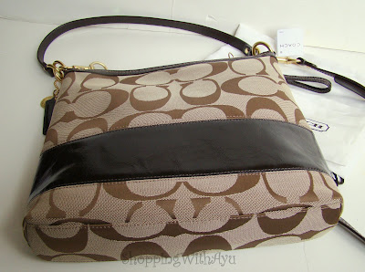 Shopping With Ayu: COACH 154 Signature Stripe Patent Convertible ...