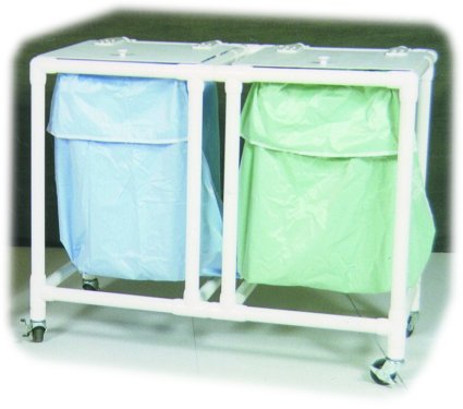 Medicalproduct: Commercial Linen Hamper, Double Bin, Infection Control ...