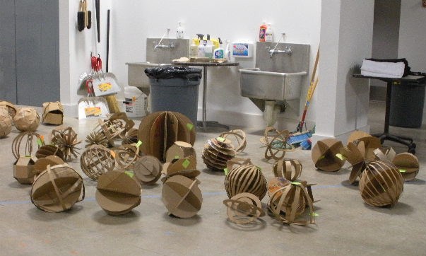 SPRING WASH 2011: Cardboard spheres