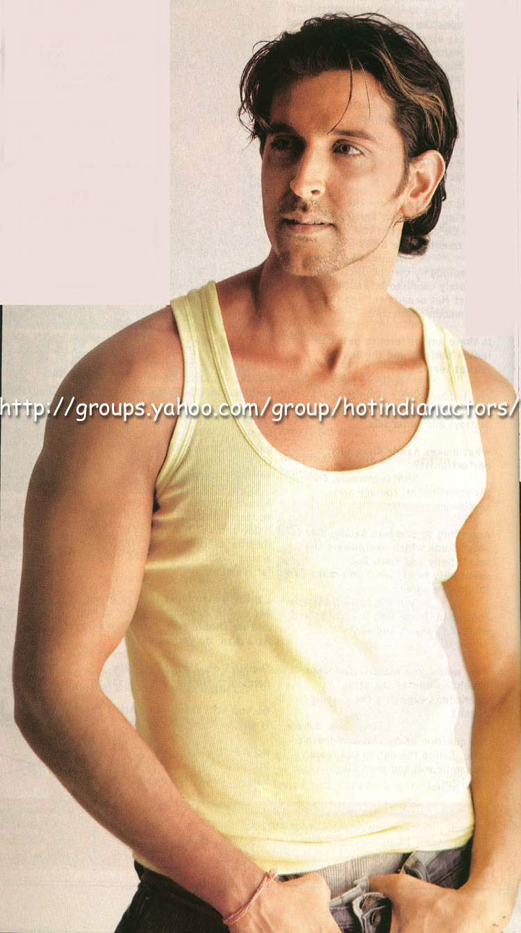 Shirtless Bollywood Men Hrithik Roshan
