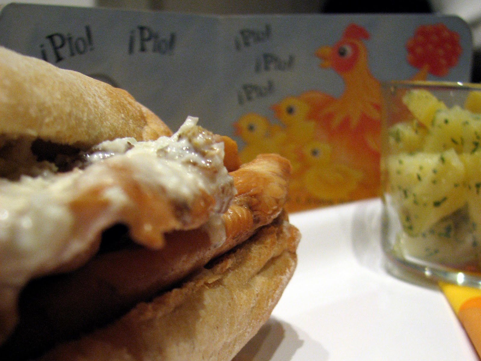 del valle a la cocina: Sandwich pío-pío