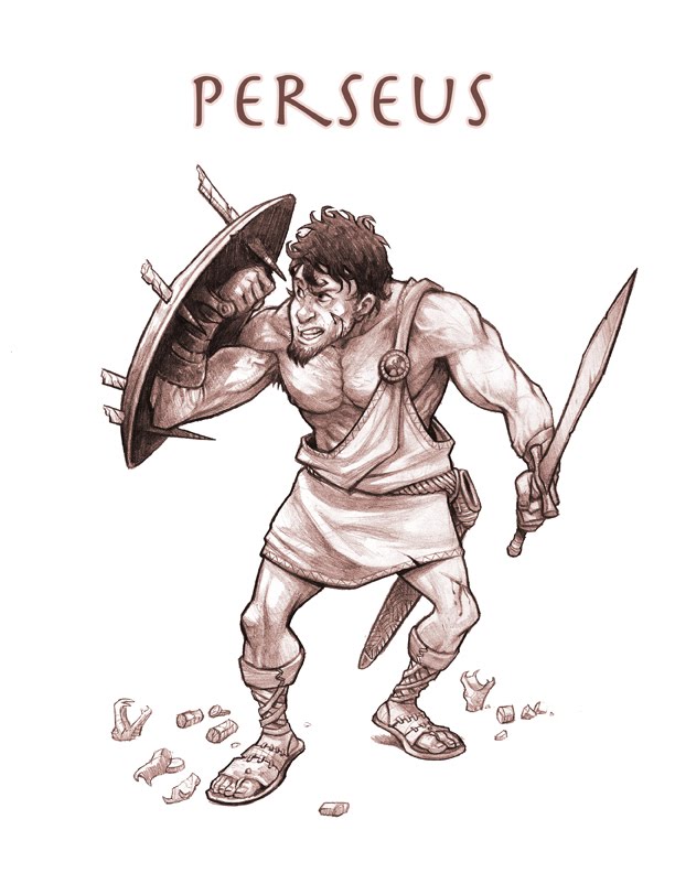 Tyler Parkinson's Blog for Drawing and Stuff: Perseus Sketch