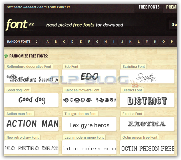 Font gratuiti con anteprima - CLP Blog