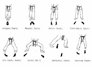JKA NIKKEY ASSOCIACAO ARAPONGUENSE: Posições - Dachi e Golpes (Tecnicas ...