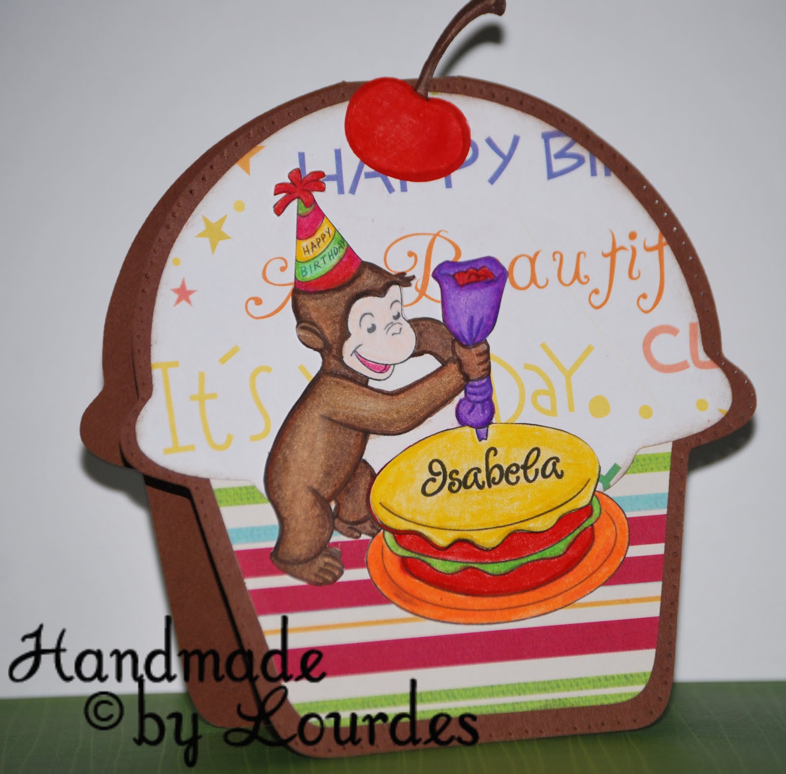 Dahsiaar: Curious George Bday Card