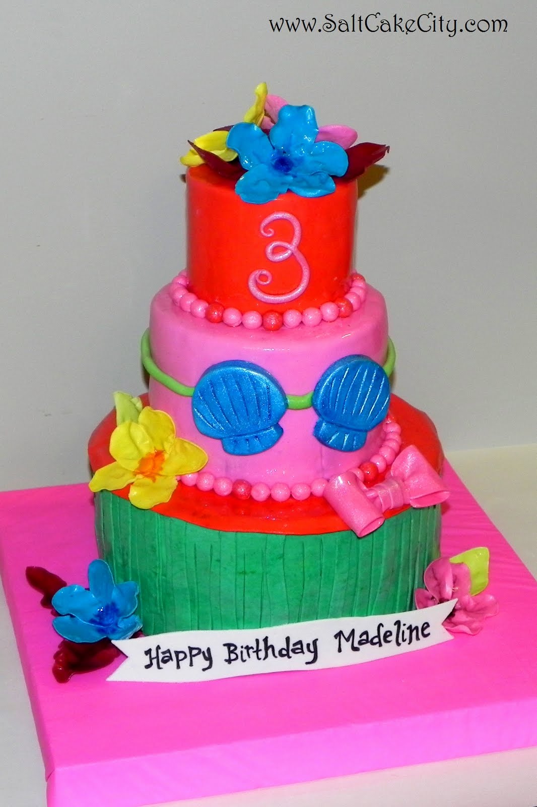 Salt Cake City: Hawaiian Luau Cake