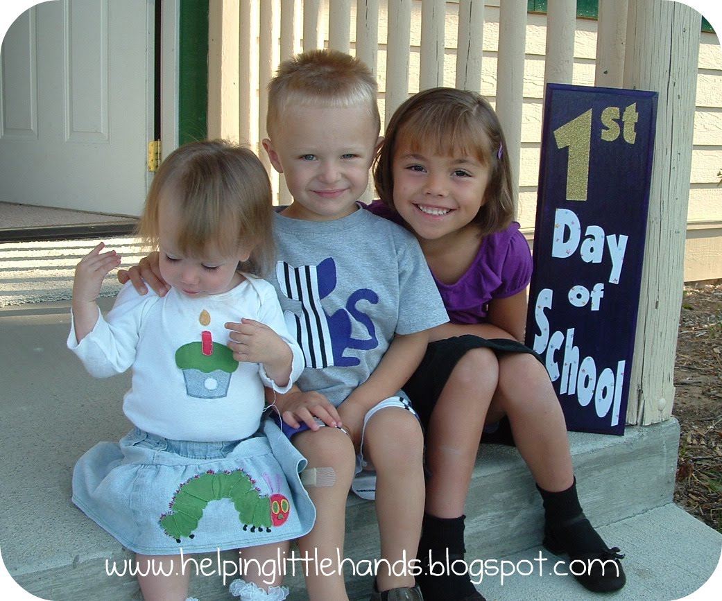 Pieces by Polly: First Day of School!