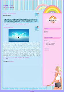 Girly Template; Free Girly template for blogger, and Free Girly themes ...