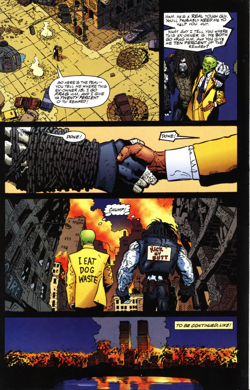 Read online Lobo/Mask comic - Issue #1