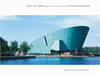 A R C H I T E C T U R E: Renzo Piano - Nemo Building, Amsterdam, Holland