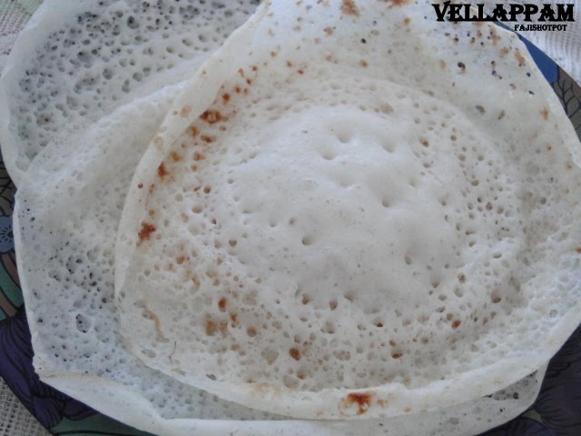 Faji's Hot Pot: Vellappam