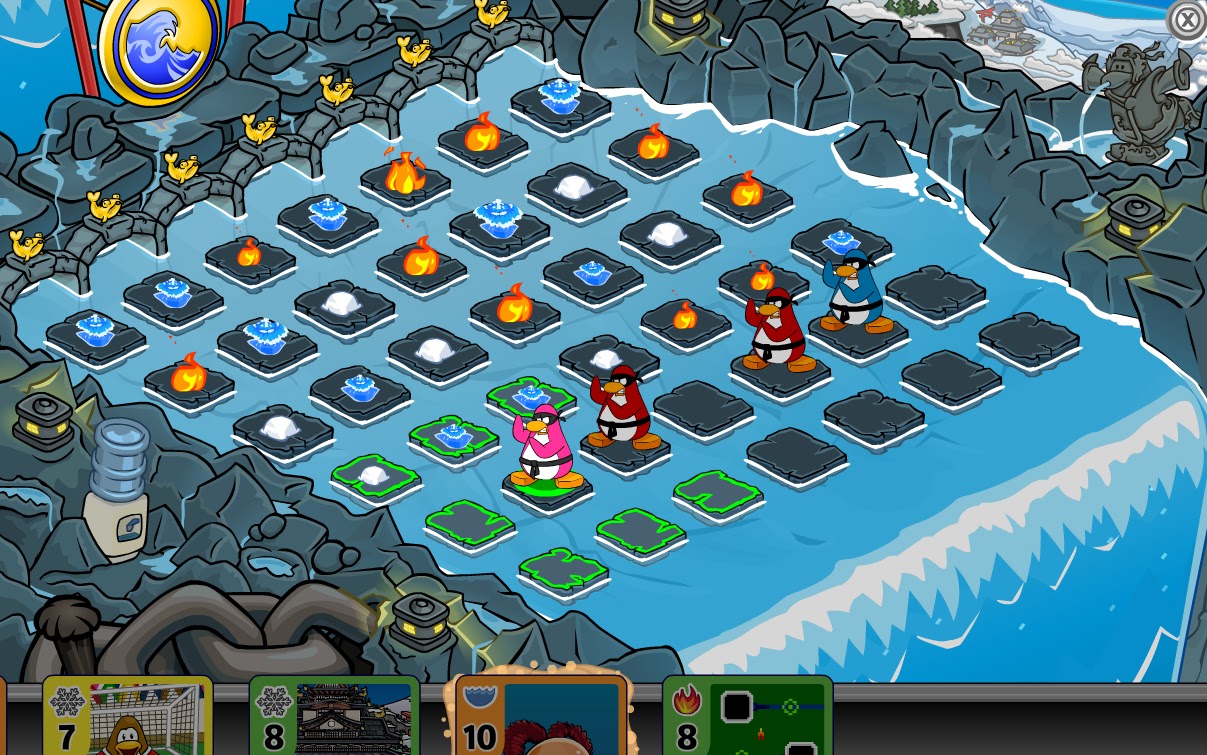 ClubPenguin de A à Zig: Card Jitsu Eau est arrivé