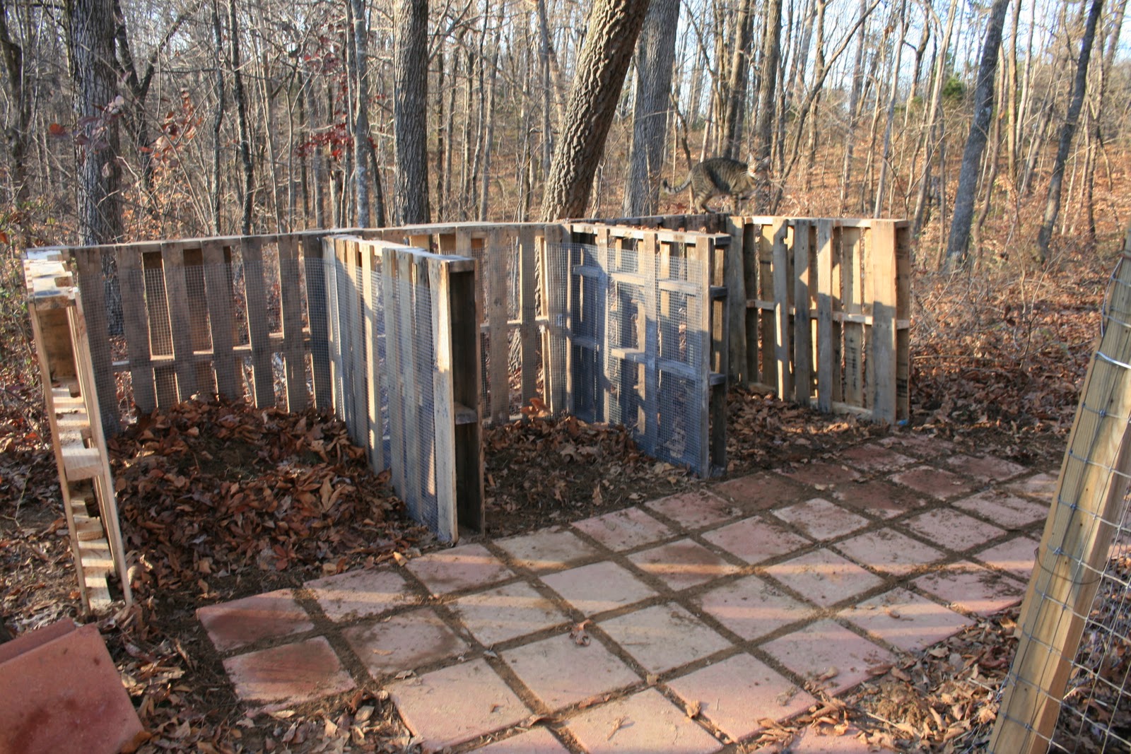 off the map: How to: Build a three bin compost system