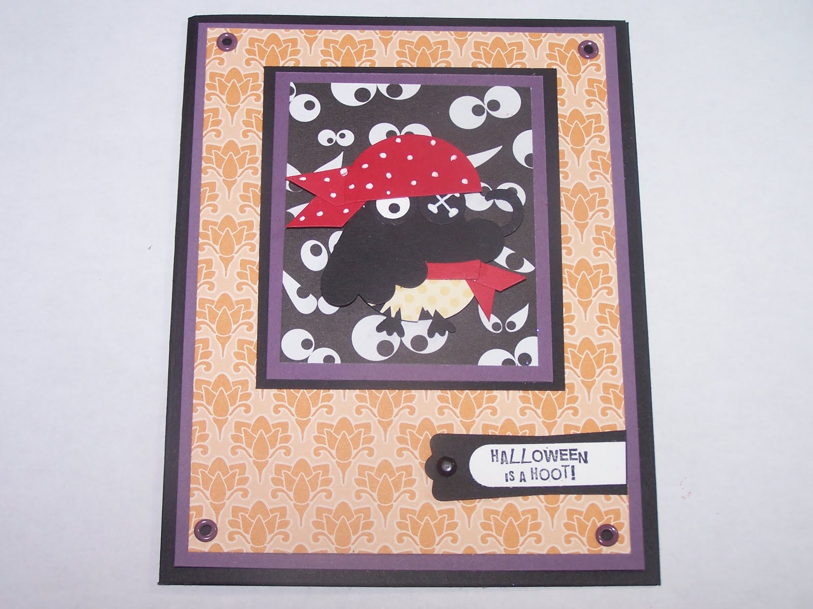 Bonnie's Creative Place: Pirate Owl Punch Art