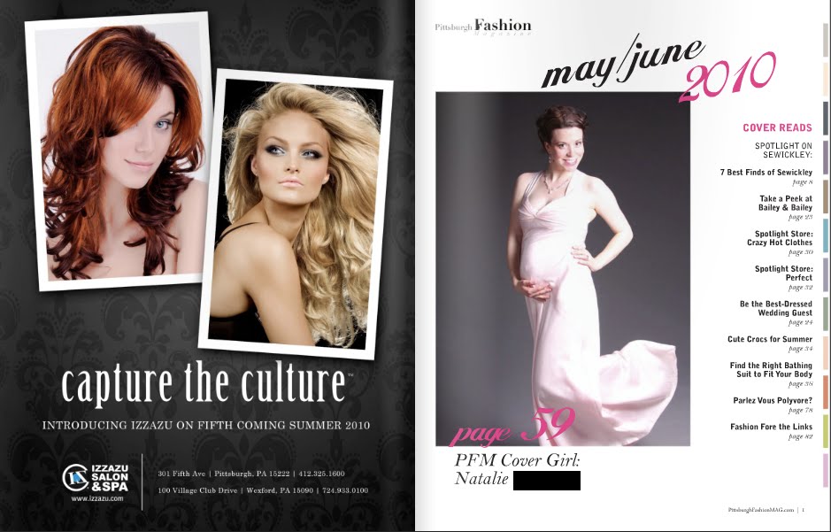 My Pittsburgh Fashion Magazine Cover Shot and Inside Pages! – At Home ...