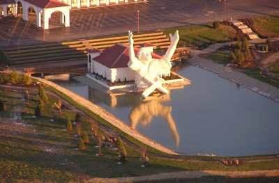 The language of God: Lightning strikes Touchdown Jesus/UPDATE