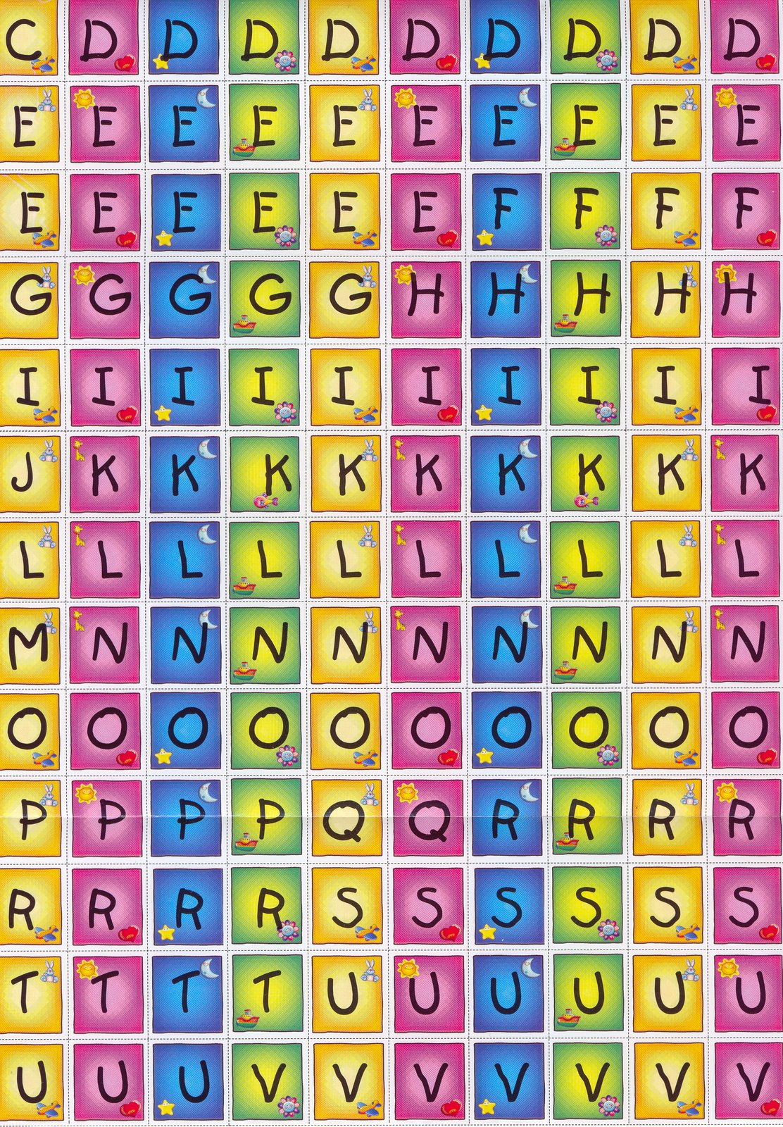 Letras para recortar - Imagui