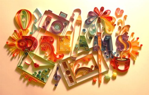 The Art of Turning Paper Strips into Intricate Artworks