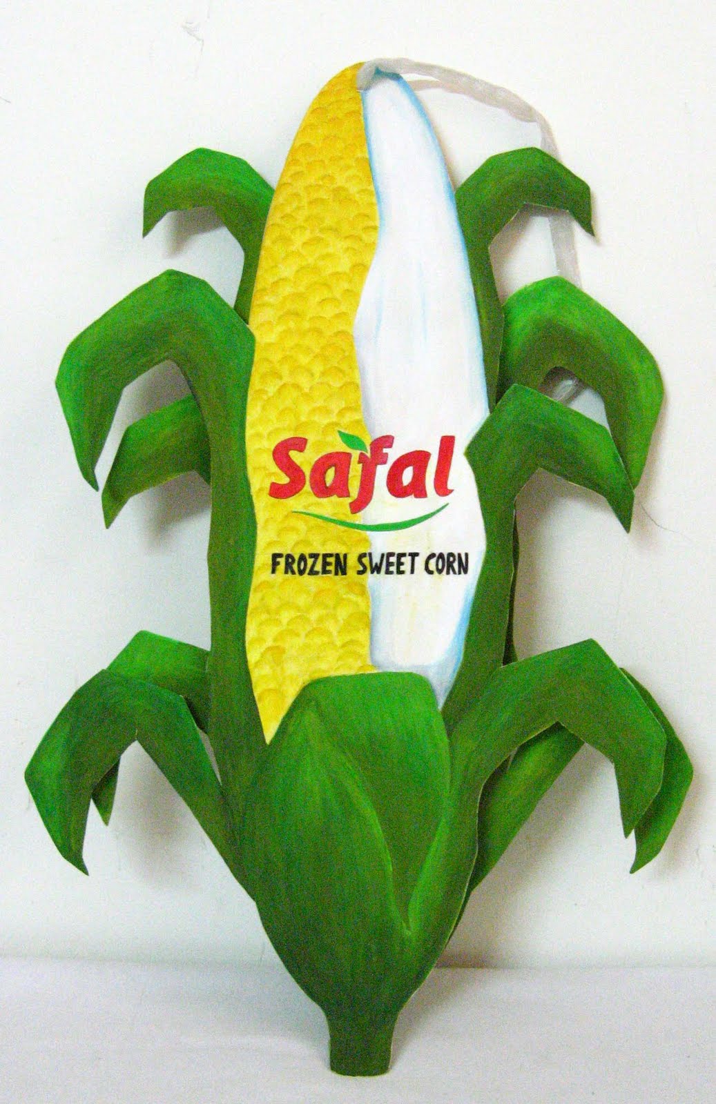 Illustrations , typography etc: Dangler - Safal Frozen Corn