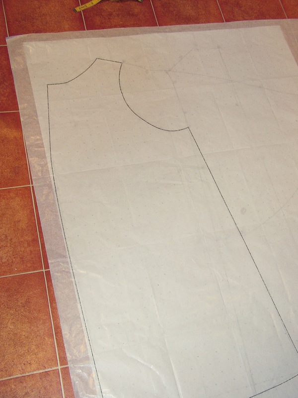 Making My 3rd Doctor Costume: Inverness Cape - cutting the pattern