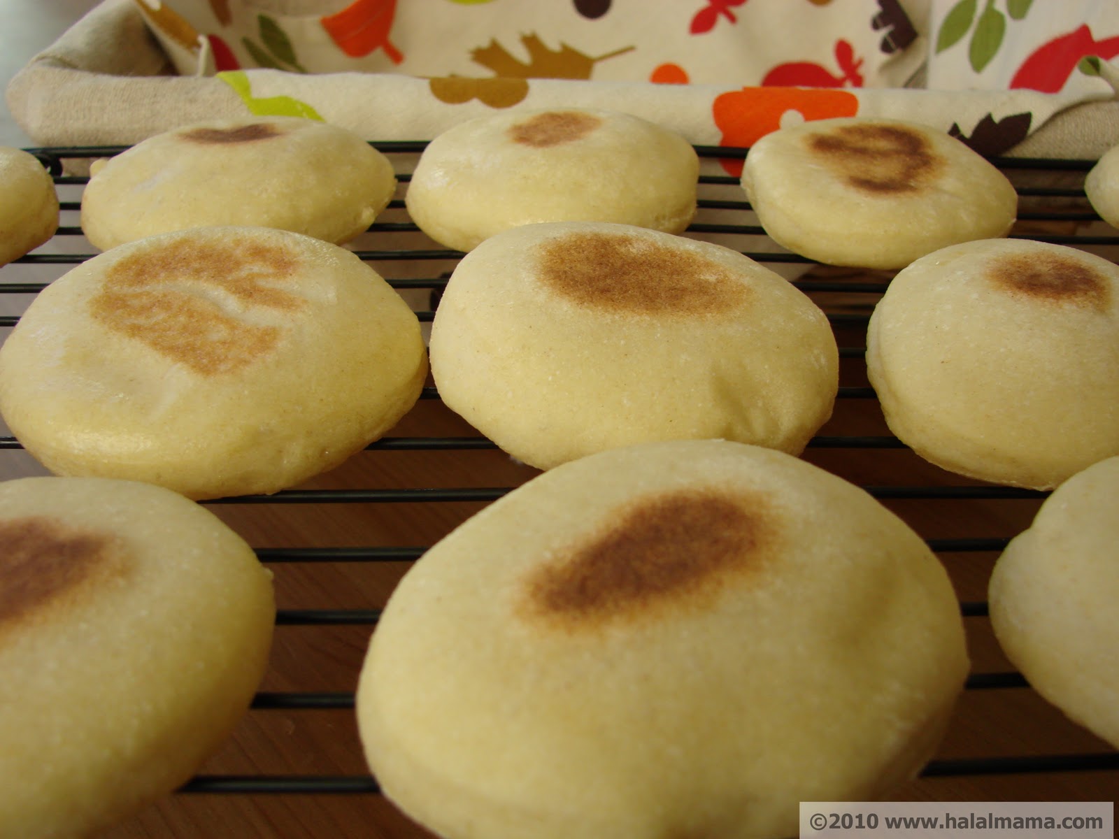 Halal Mama: Batbout (Moroccan small pita bread)