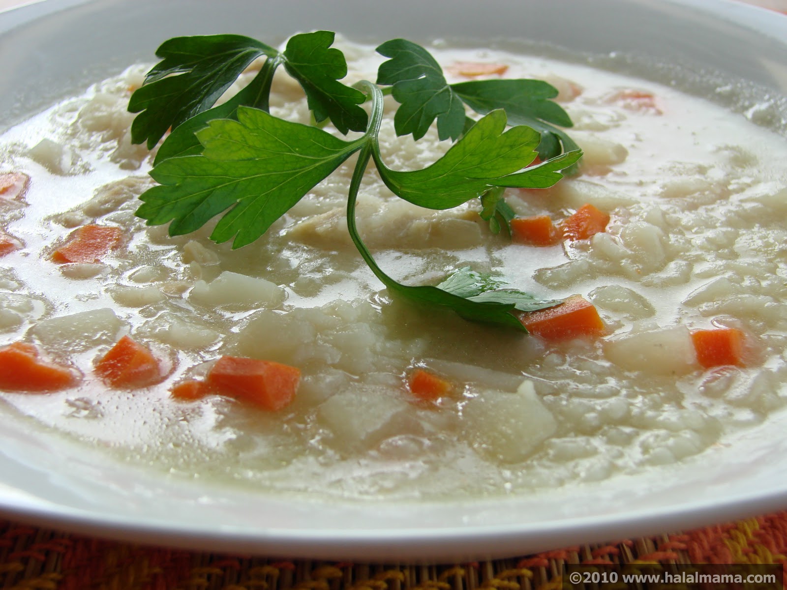 Halal Mama: Brazilian Chicken Soup (Canja de Galinha)