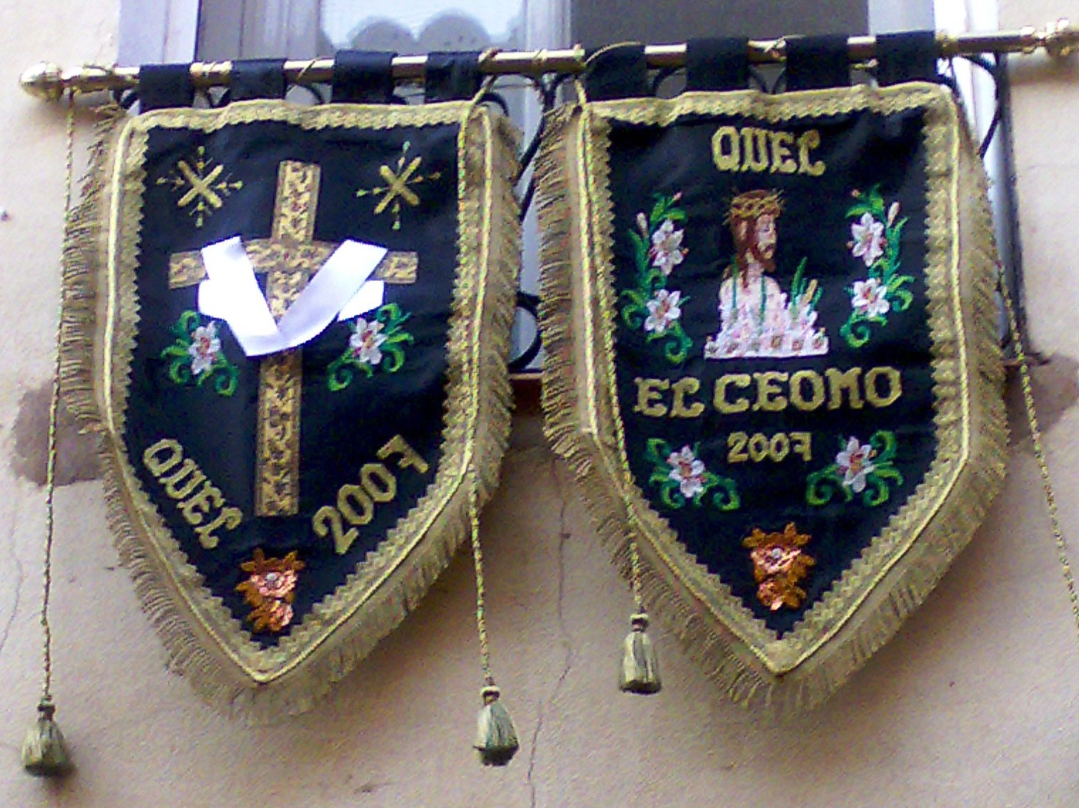 mis cosas de punto de cruz: mis estandartes hechos