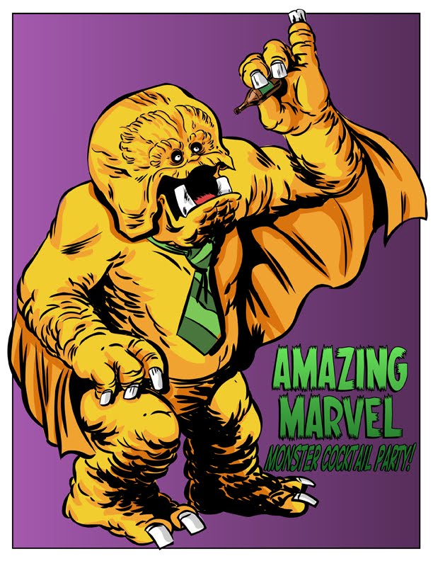 Brendan Tobin: Amazing Marvel Monster Cocktail Party: Goom!