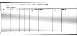 Planilla pago simple teléfonos – Assistente administrativo