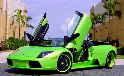Cars Collection: Green Lamborghini Murcielago Lp640