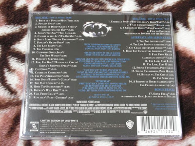 【開箱】Batman Returns Expanded Archival Collection－Danny Elfman ...