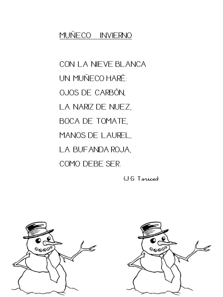 Baúl mágico de recursos : Poesías de invierno.