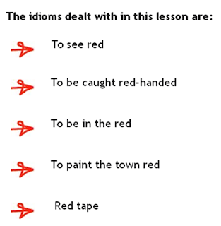 Doris 3m EFL Center: English Daily Workout: Idioms with Colours: Red 1