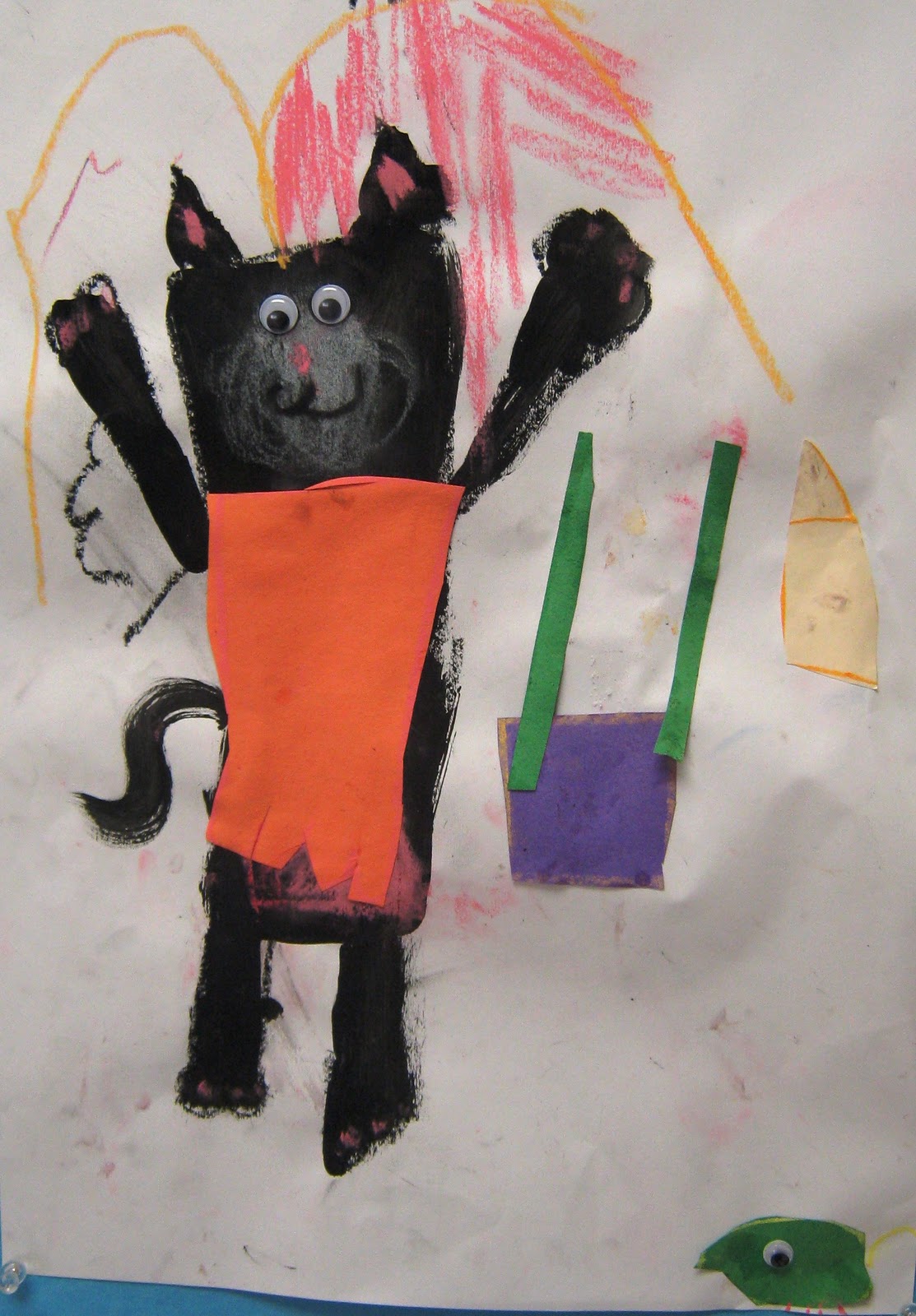Art with Mrs. Wulforst: Splat the Cat Goes to School