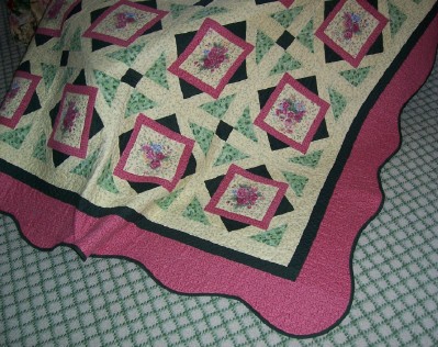 Quilting on Main Street: Quilt Patterns For Big Floral Prints