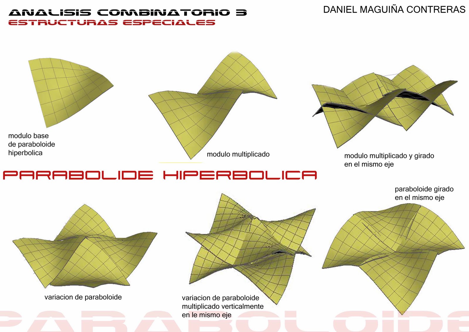 paraboloide hiperbolico | ARQ|estructuras | Pinterest