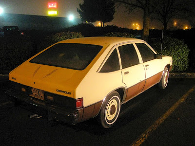 OLD PARKED CARS.: 1982 Chevrolet Citation 5-Door Hatchback.