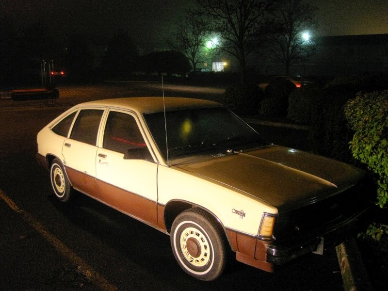 OLD PARKED CARS.: 1982 Chevrolet Citation 5-Door Hatchback.