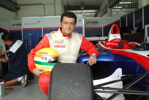 welcome wonders: THE ULTIMATE SUPER STAR AJITH KUMAR ENTERED INTO FORMULA 2