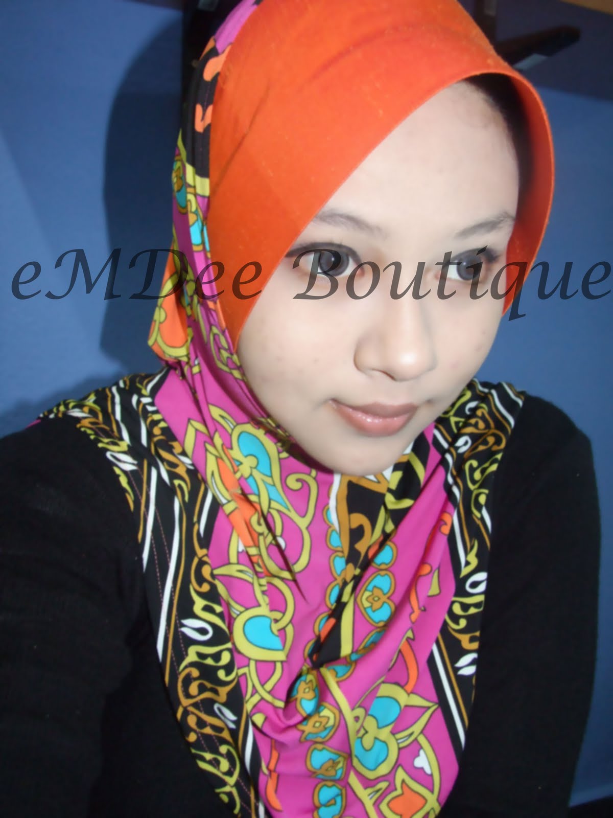 eMDee Boutique: Ala Ariani Scarf - Lycra with Shantung Awning 4rd Batch