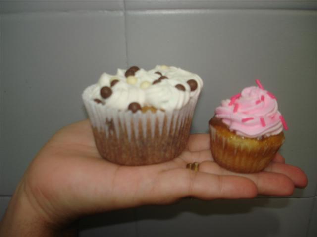 CupcakeBH - Blog: Tamanhos - Cupcake normal e Mini