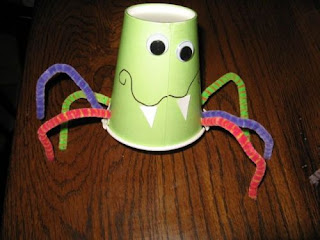 Halloween Paper Cup Spider Craft | Preschool Crafts for Kids