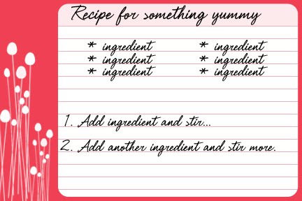 Savings Across Cache Valley: Very Cute (and FREE!) Recipe Card ...