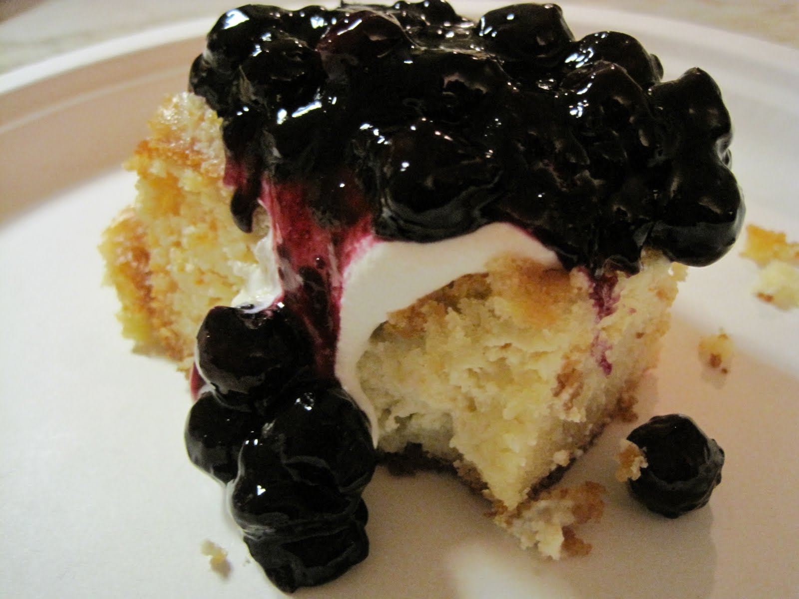 Blintz Casserole with a Warm Blueberry Sauce - At Home with Vicki Bensinger