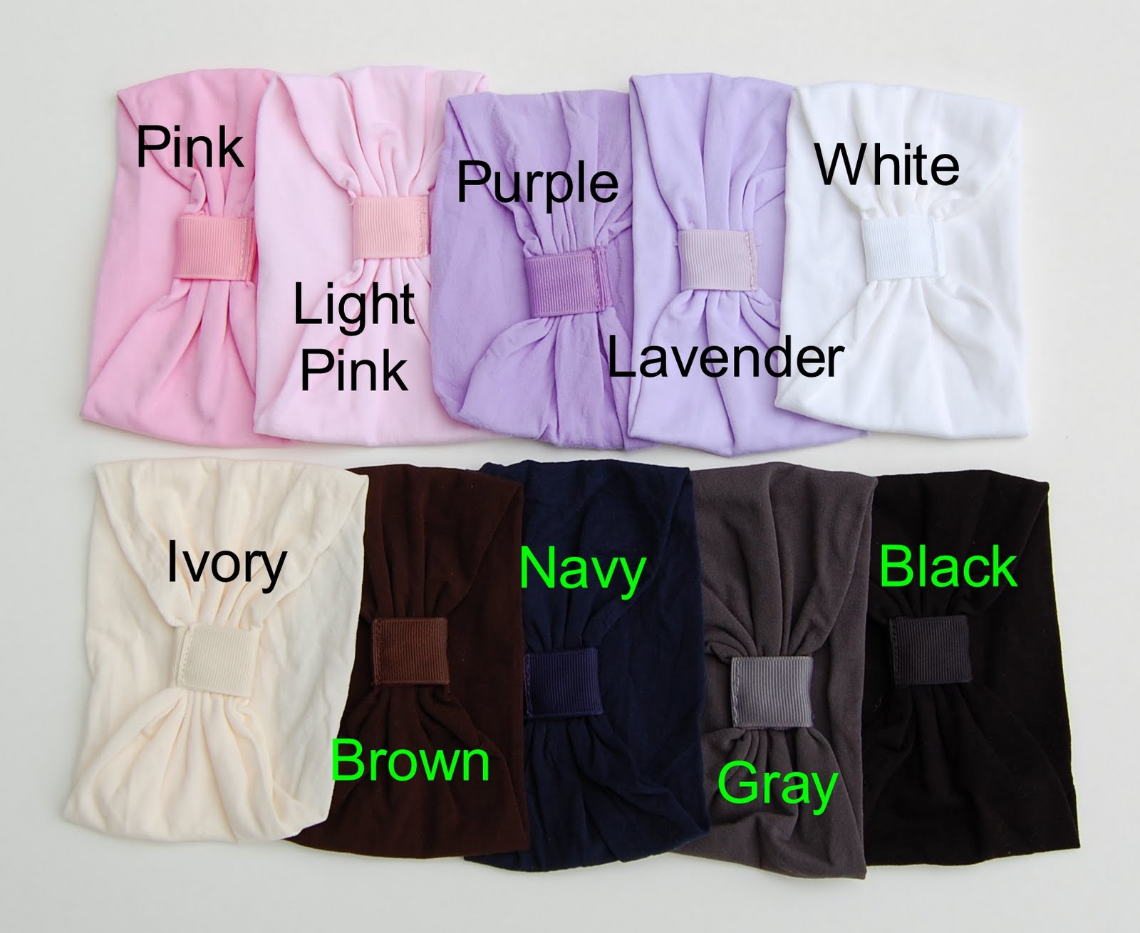 Marie D's Bows: Color Charts