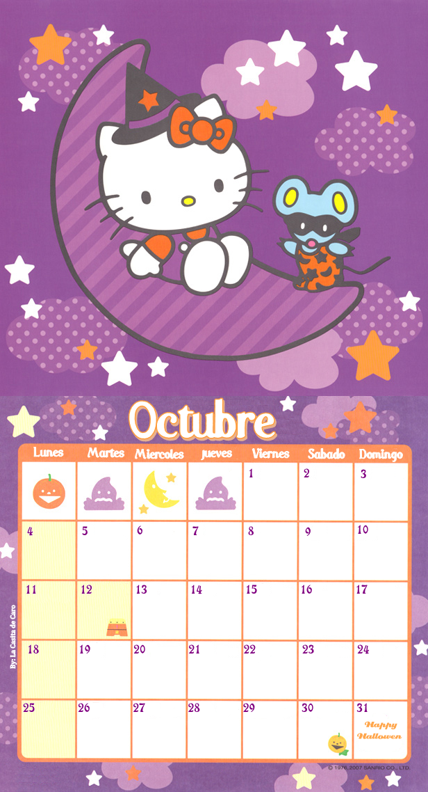 La Casita de Caro: Calendarios Hallowen!!