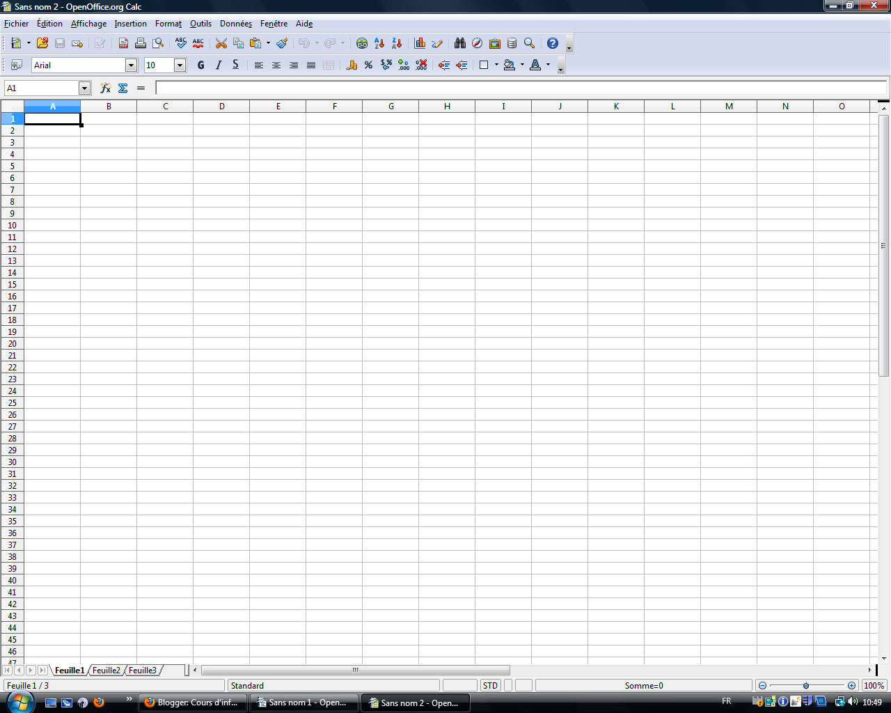 Cours d’info 5GT (groupe b), Indsé: Introduction: les tableurs